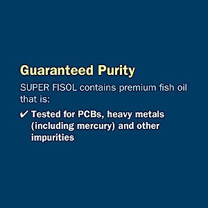 Nature's Way Super Fisol Fish Oil, Supports Heart and Joint Health*, 180 Softgels