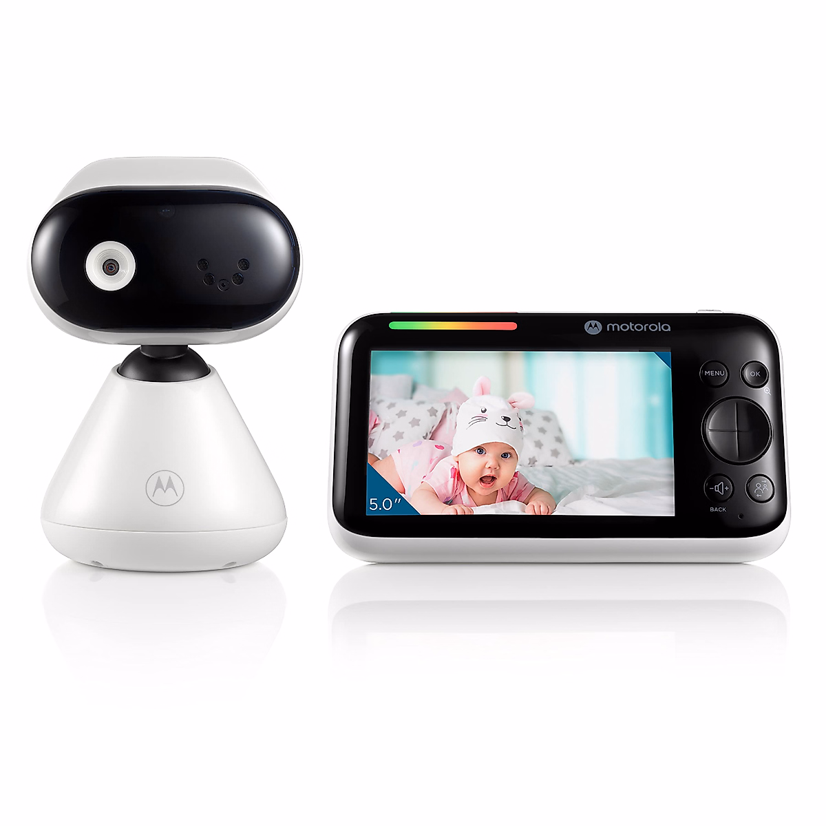 Motorola Nursery PIP1500 Video Baby Monitor - Includes Wall or Table Mount, 1000ft Range, Two-Way Audio, Room Temperature Monitoring