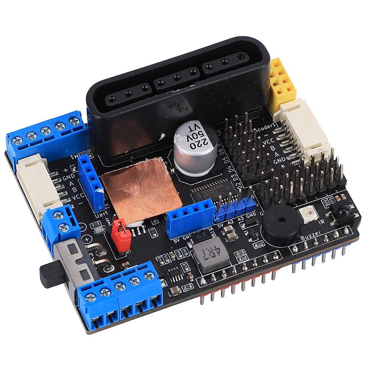 Motor Drive Module, Motor Drive Board, High‑Quality for Mixly Scratch Library Ps2X Interface