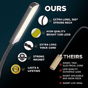 FAJ Sewing Machine Light, Magnetic, Flexible 60 LED Work Lights, Bandsaw Accessories, Scroll Saw with Extra Long Gooseneck - Mount Anywhere Discs (2) Included