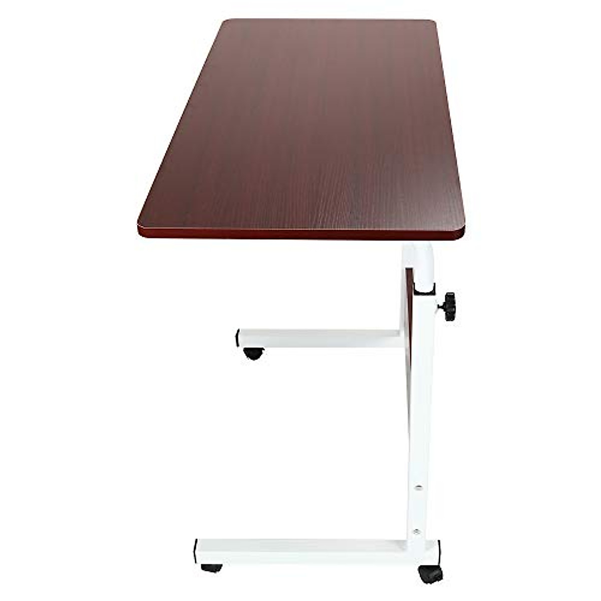 Toxz Computer Task Table Office Desk,Adjustable Height,Locking Casters,80CM 50CM,Fillet Wood,Simple,with Installation Tool(Ship from US!)
