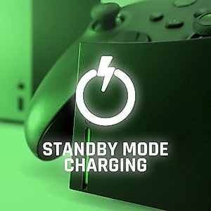 snakebyte Xbox Battery KIT SX - Black - 2 Rechargeable Series X Controller Batteries a 800mAh, comp. with Xbox Twin Charge SX and All Xbox Series X Gamepads, incl. 2m Dual USB Type-C, Y-Charge Cable