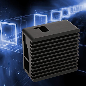 Heat Dissipation Case, Motherboard Protective Shell Accessories Aluminum Alloy Outer Casing Fit Mounting Accessories with Screwdriver, 4Pcs Screws for NanoPi R1S R2S