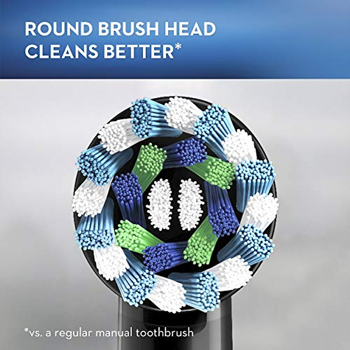 Oral-B GENIUS X Electric Toothbrush with 3 Oral-B Replacement Brush Heads and Toothbrush Case, Black