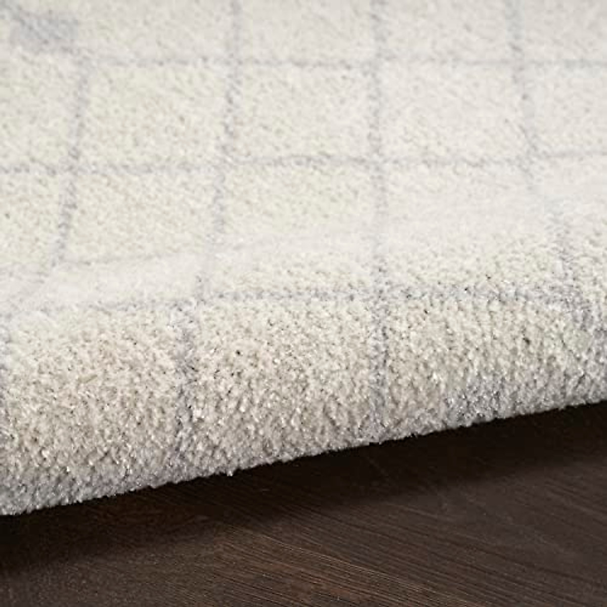 Nourison Astra Machine Washable Moroccan Ivory 9' x 12' Area Rug, Easy Clean, Non Shedding, Bed Room, Living Room, Dining Room, Kitchen (9x12)