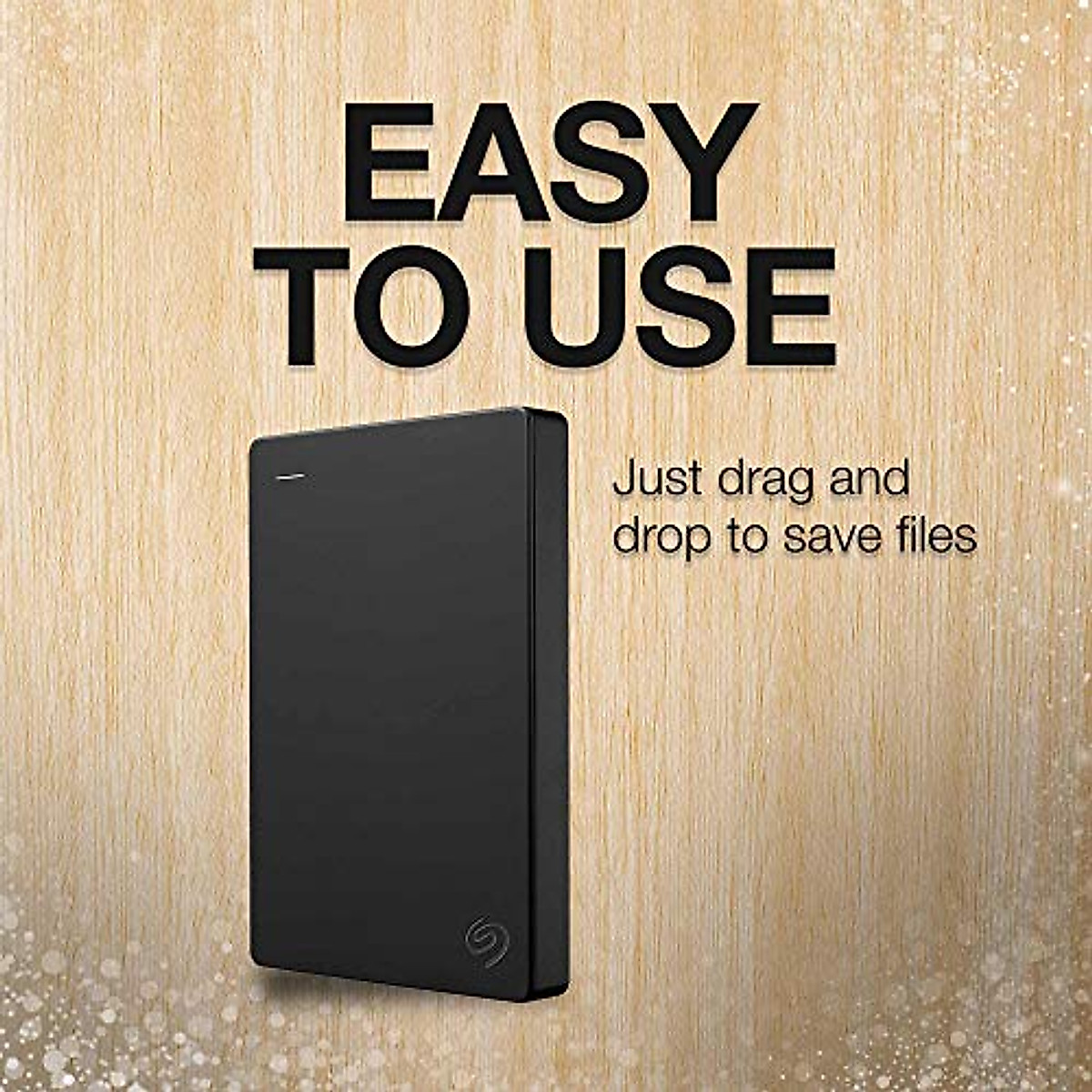Seagate Portable 1TB External Hard Drive HDD – USB 3.0 for PC, Mac, PlayStation, & Xbox, 1-Year Rescue Service (STGX1000400) , Black