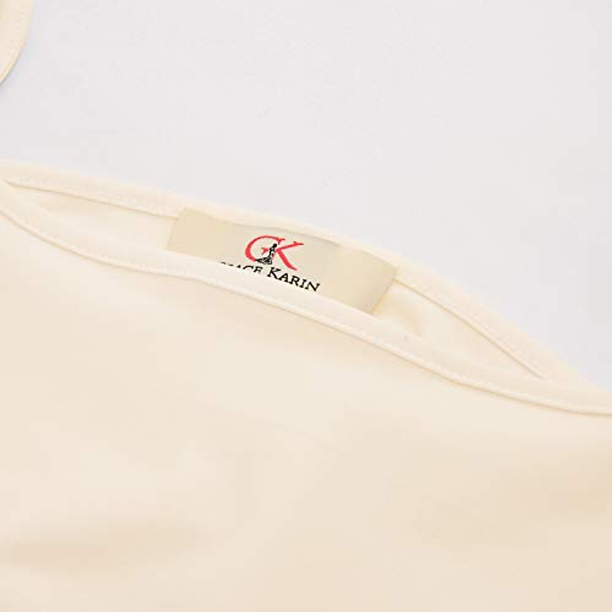 GRACE KARIN Women's Spaghetti Strap Petticoat A-Line Midi Tutu Tulle Prom Dresses for Party (Champagne,XL)