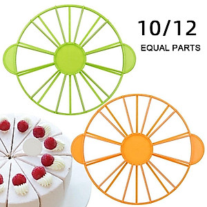 Round 10/12 Piece Equal Portion Cake Model Cutter Cake Portion Marker Cake Cutter For Even Slices Cutter K6e8 Cheesecake Slicer