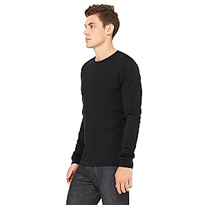Bella Canvas Jersey Long Sleeve Tee Black