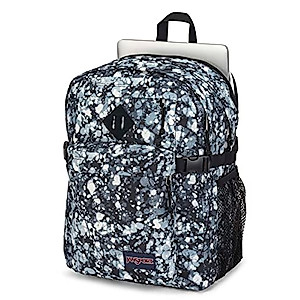 JanSport Main Campus Backpack - Travel or Work backpack w 15-Inch Laptop Sleeve and Dual Water Bottle Pockets, Batik Dots