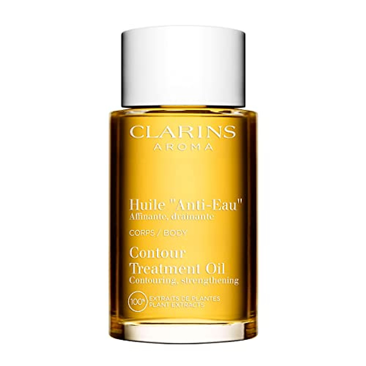 Clarins Contour Body Treatment Oil | Visibly Firms, Tones and Reduces Sponginess | Skin Texture Is Improved To The Touch After First Use* | Dermatologist Tested | Natural 100% Plant Extracts