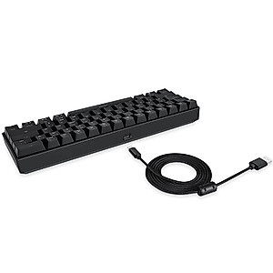 dsfen CK61 RGB Mechanical Gaming Keyboard OUTMU Blue Switches Keyboard 61 Keys Anti-ghosting with Backlight for Gaming Black