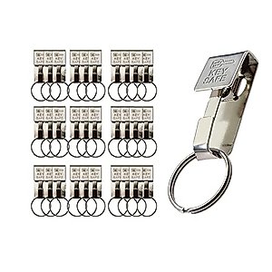 Lucky Line Key Safe Slip-On, 2” Wide Belt Key Ring - Heavy Duty Belt Key Clip, Key Chain, 30 per Bag