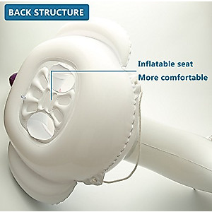 Baby Pool Float Unicorn Toddlers Floaties Infant Inflatable Swimming Ring with Handles for Kids Aged 1-6 Years