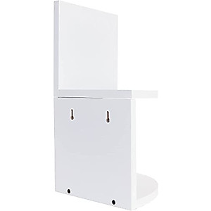 Kiera Grace Kieragrace Retro Set of 2 Count Floating-Shelves, White, 2
