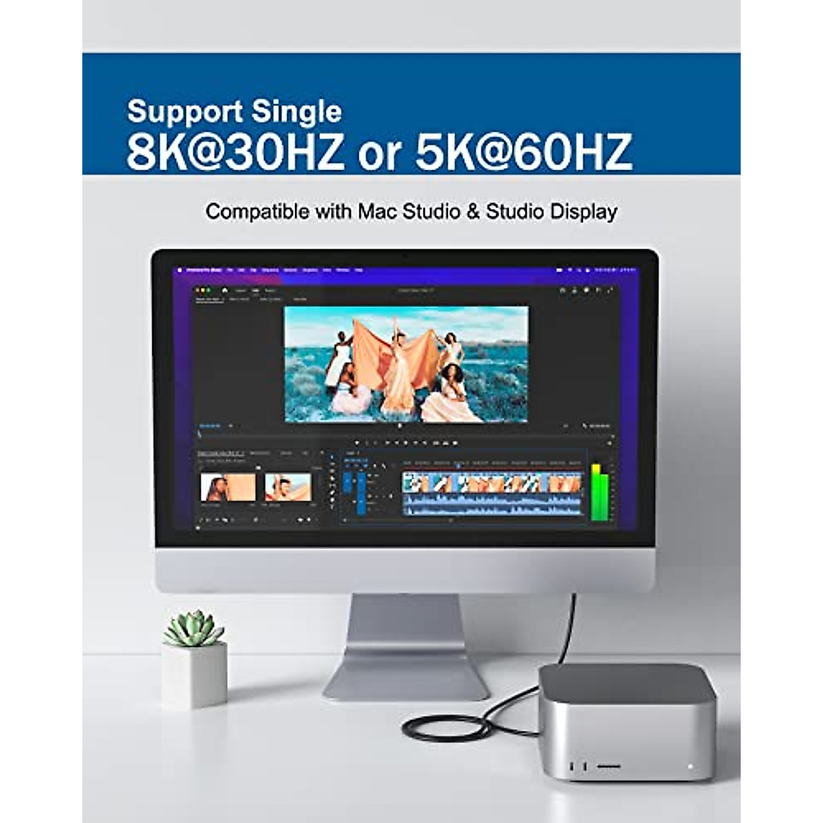 Selore&S-Global USB 4 Cable 6Ft/1.8M, 40Gbps USB C Cable,USB C Monitor Cable for Single 8K/Dual 4K, 100W USB C Charging Cable Compatible for USB 3/4 for Laptop,MacBook,Docking Station.etc