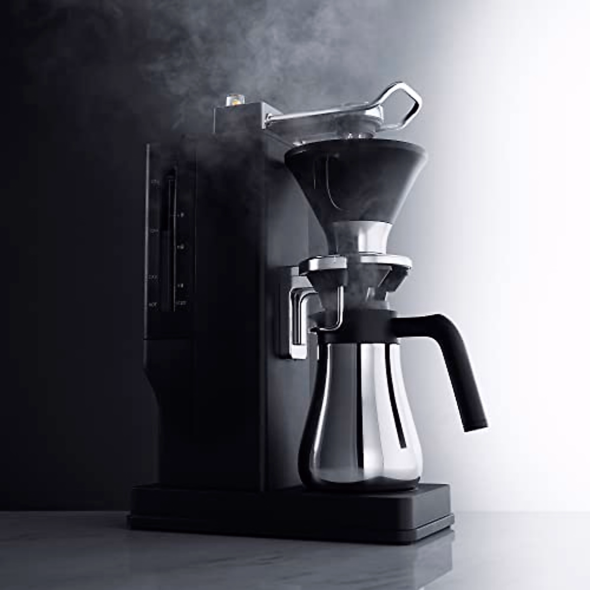 BALMUDA The Brew | Automatic Pour Over Coffee Maker | Clear Brewing Method | Precise Temperature Regulation | Three Brewing Modes – Regular, Strong, Iced | Compact Design | K06H-BK | US Version