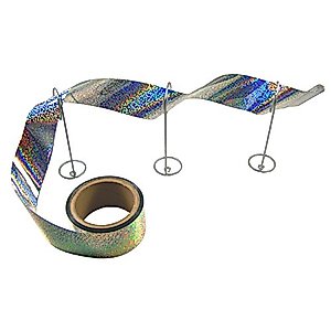 Bird-X Irri-Tape® Holographic Iridescent Foil Bird Scare Tape, 2" x 100ft Length