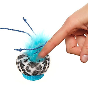 Petlinks HappyNip Playful Popper Pop Up Spring Cat Toy - Blue, One Size