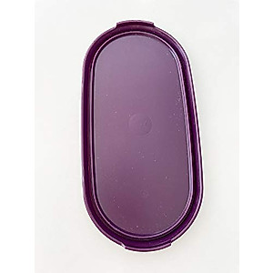 Tupperware Modular Mates Oval Replacement Lids Seal Lid 1616 Dewberry 3.75" x 7.25"