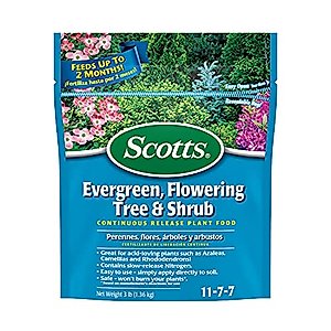 Scotts Evergreen Flowering Tree & Shrub Continuous Release Plant Food 3-Pound