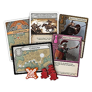 Pandemic Fall of Rome, Adults and Family,Cooperative Board Game | Ages 8+ | 1 to 5 Players | Average Playtime 45-60 Minutes | Made by Z-Man Games