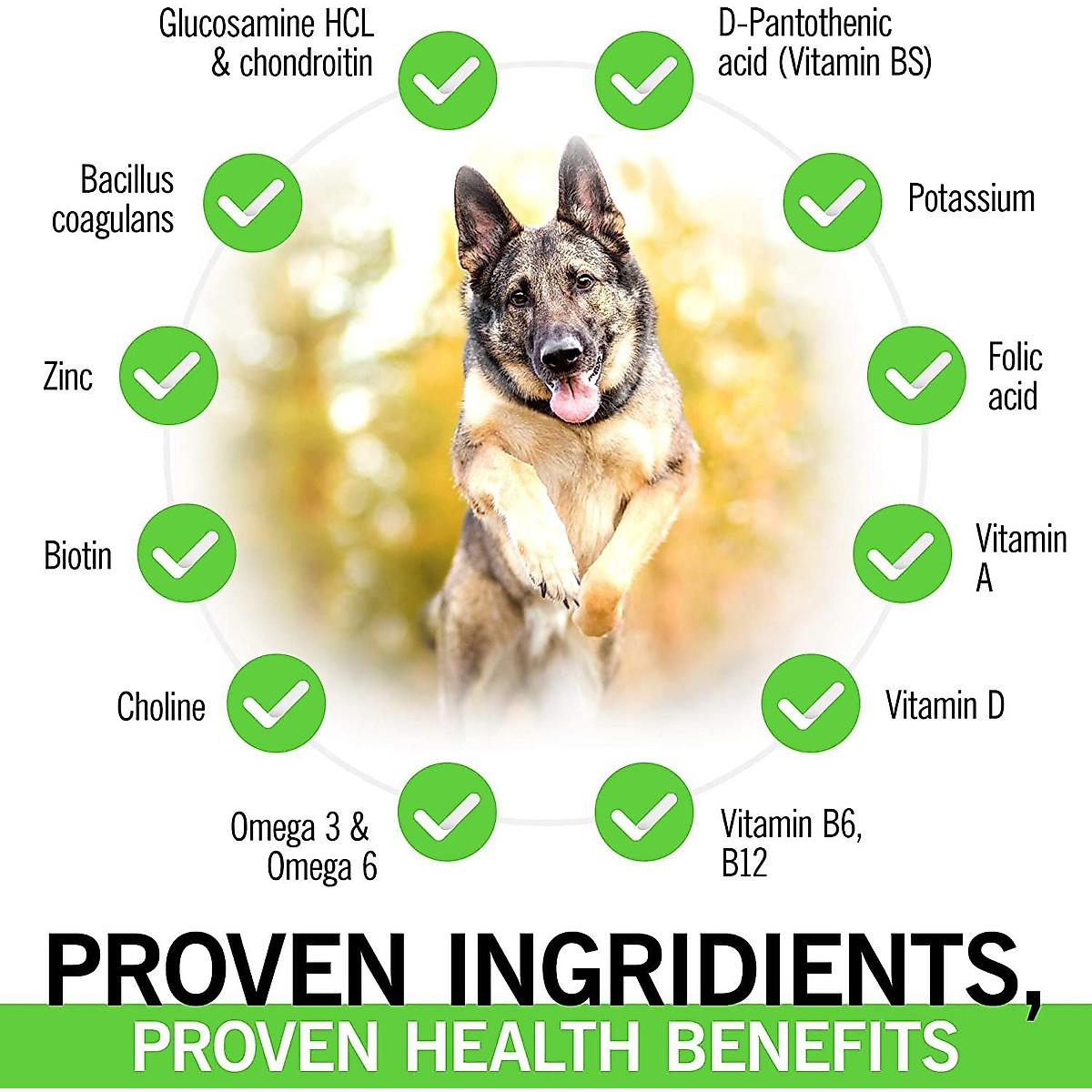 IE 4 in 1 Dog Multivitamins | Joint Support, Immune Health, Skin and Heart Health | Hip Joint Support, Skin Coat, Heart Health, Gut & Immune | 90 Soft Chews