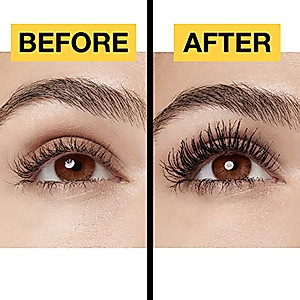 Maybelline Volum' Express Colossal Waterproof Mascara Makeup, Volumizing, Glam Black, 1 Count