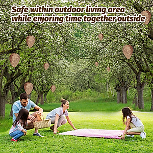 4 Pack Wasp Nest Hanging Fake Wasp Nest Paper Material Hornet Nest for Wasps…