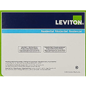 Leviton 3W101-E 2-Pole 3-Wire Grounding Plug, 10-Pack, Black