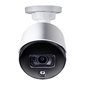 Lorex Indoor/Outdoor Wired Security Camera System, 5MP Ultra HD Bullet Cameras with Motion Detection Surveillance, Active Deterrence, 2TB 8 Channel DVR, 4 Cameras