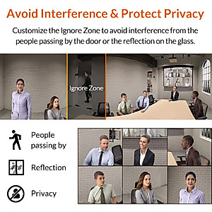 Innex Cube, 360 Degree Wide Angle Conference Camera, multiiple AI Mode, with Dual mics, Adjustable Height for Eye-Level Meeting Experience, 4 Lens Stiching, Flexible ePTZ with Remote, Zoom & Teams