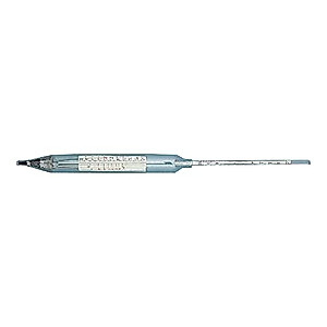 Chase Instruments 8001 Brix Precision Hydrometer, 0 to 10 Brix Range, 0.5mm Interval, 385mm Length