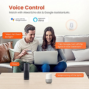 Tenda Beli Smart Plug SP3-Mini Smart Home WiFi Outlet | Works with Alexa Echo dot & Google Assisstant | Voice or App Remote Control | ETL/FCC Listed | No Hub Required,White,4-Pack