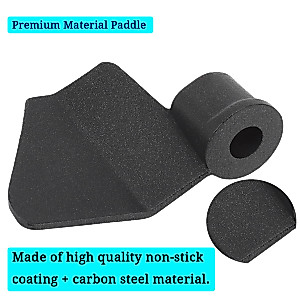 2 Pack Breadmaker Paddle,Bread Maker Blade Made of Non‑Stick Coating + Carbon Steel Material,Replacement Parts for Breadmaker Machine