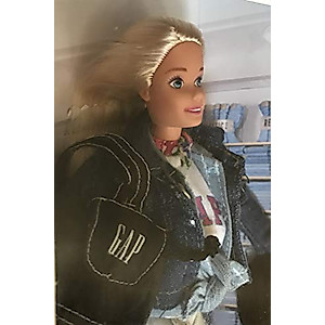 Barbie Gap Doll w Black HAT has Gap Decal, Black Backpack has Gap Decal, Pair Gap Blue Jeans, & More (1996)