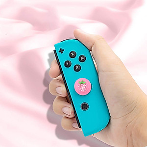 Thumb Stick Grip Cap Joystick Cover for Nintendo Switch Switch Lite Controller Thumbstick Case Colorful Strawberry 2PCS Pink