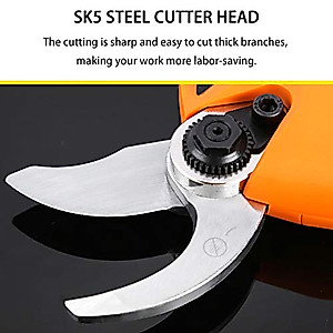 DAPAO Electric Pruning Shears,Lithium Battery Gardening Fruit Tree Pruning Shears,Household Agricultural Garden Pruning Shears,Simple Operation/Long-Lasting Battery Life/Non-Slip Handle