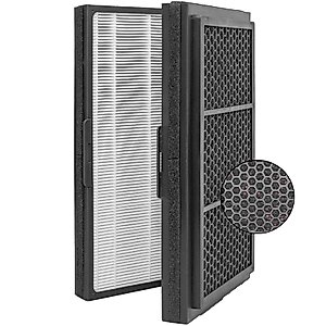 Lhari Pro Smokestop Filter Compatible with Blueair Pro M, Pro L, Pro XL Air Purifiers, Particle & Carbon Folding Filter, Dust, Pollen, Smoke Removal