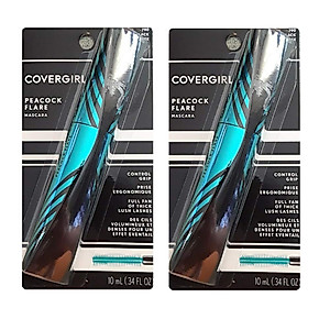 Pack of 2 CoverGirl Peacock Flare Mascara, Intense Black 7902
