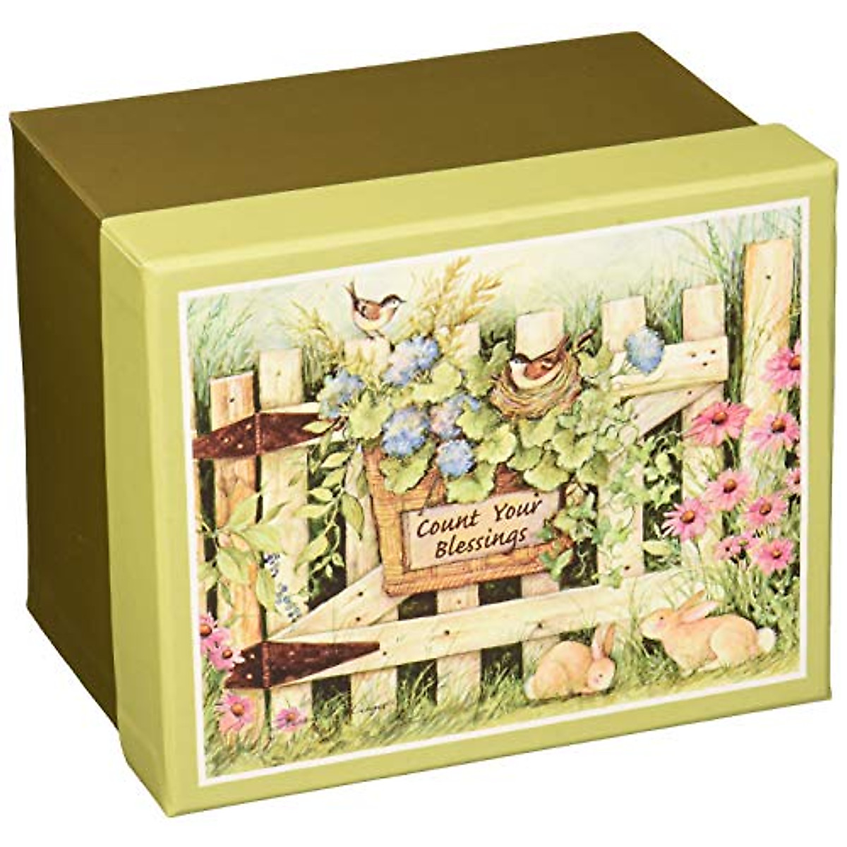 Lang Garden Gate 14 oz. Mug by Susan Winget (10995021062), 1 Count (Pack of 1), Multicolored