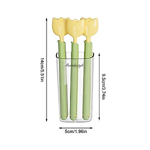 GHRYTY Food Sealing Clip,Food Bag Chip Clips,Tulip Shape Sealing Clip with Magnetic Storage Box,Food Sealer Clamp,Food Package Sealer,Chip Bag Clips for Home, Office, School(Pink)