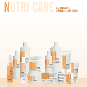 Fanola Nutri Care Restructuring Hair Mask 16.9 oz - Deep Hair Conditioning Mask for Chemically Treated & Damaged Hair - Moisturizing + Hydrating for Easy Detangling on Dry, Frizzy & Thick Hair