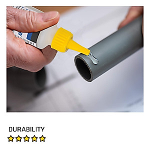 Everbuild HV50-EBD Stick 2 Industrial Grade High Viscosity Superglue, Clear, 50 g