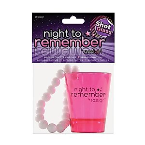 Sassigirl Inc Night To Remember Shot Glass Bracelet By Sassi Girl