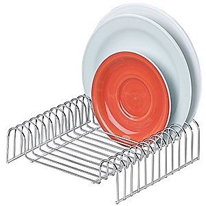 Future Plate Organizer, 12 Positions, Chrome