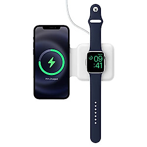Apple MagSafe Duo - Wireless Charger with Fast Charging Capability, Type C Wall Charger, Compatible with iPhone, AirPods and Watch