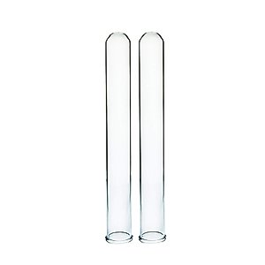 Eisco Labs 25ml Borosilicate Test Tubes with Inverse Scale and Graduations