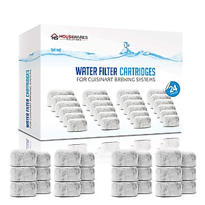 Pack of 24 Replacement Charcoal Water Filters for Cuisinart Coffee Machines By Housewares Solutions
