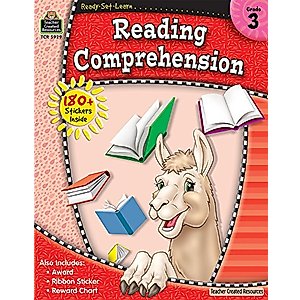 Ready•Set•Learn: Reading Comprehension, Grade 3 from Teacher Created Resources